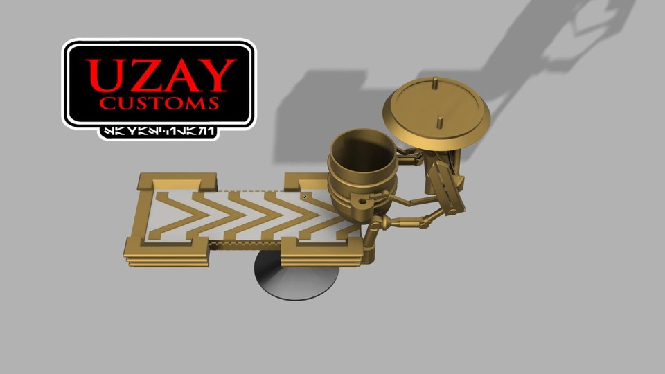 Mustafar Panning Droid for 3.75in & 6in Fig. Dio. (1:18 & 1:12 ) | eBay