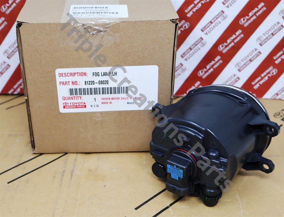 Toyota Genuine 81220-08020 Lamp Assy Fog LH 8122008020 OEM | eBay