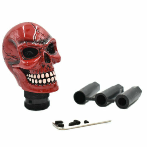 Red Skull Gear Shift Head Resin Shifter Knob Car Transmission Shifting ...