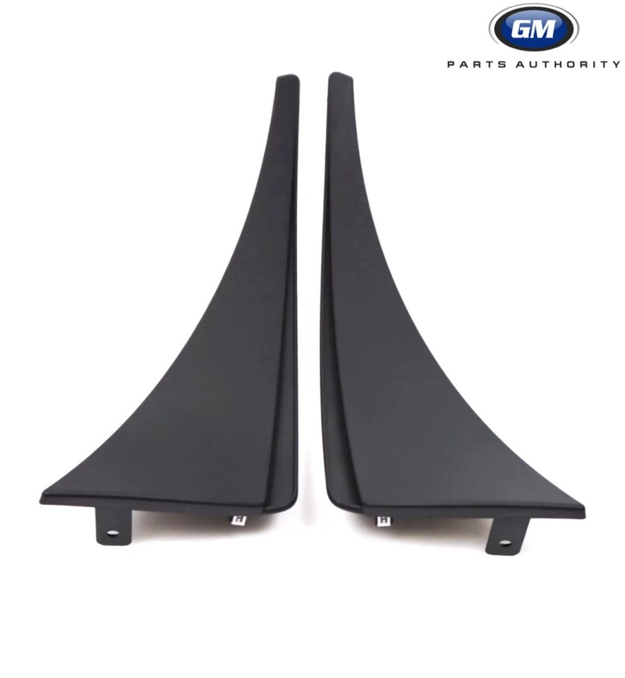 2014-2019 Chevrolet Corvette Front & Rear Molded Splash Guards Black ...