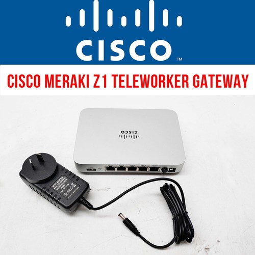Cisco Meraki Z1 Cloud Managed Teleworker Gateway 600-24010-A with PS ...