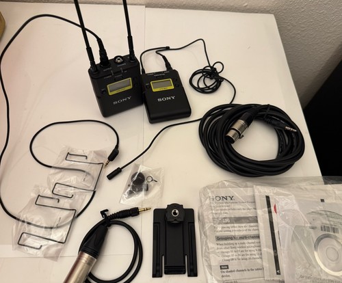 Sony Wireless Lavalier Microphone System URX-P03 UTX-B03 Bundle | eBay