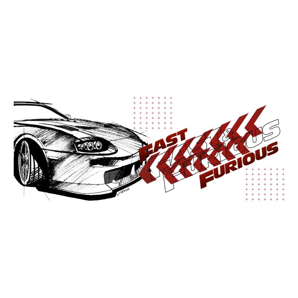 Fast And Furious Logo With Car Sketch Sticker, max. 4 x 4" | eBay
