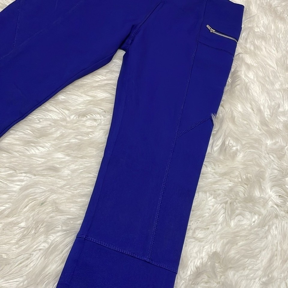ZARA ZIPPER POCKET SKINNY LEG Mid Rise BLUE PANTS SZ XS | eBay