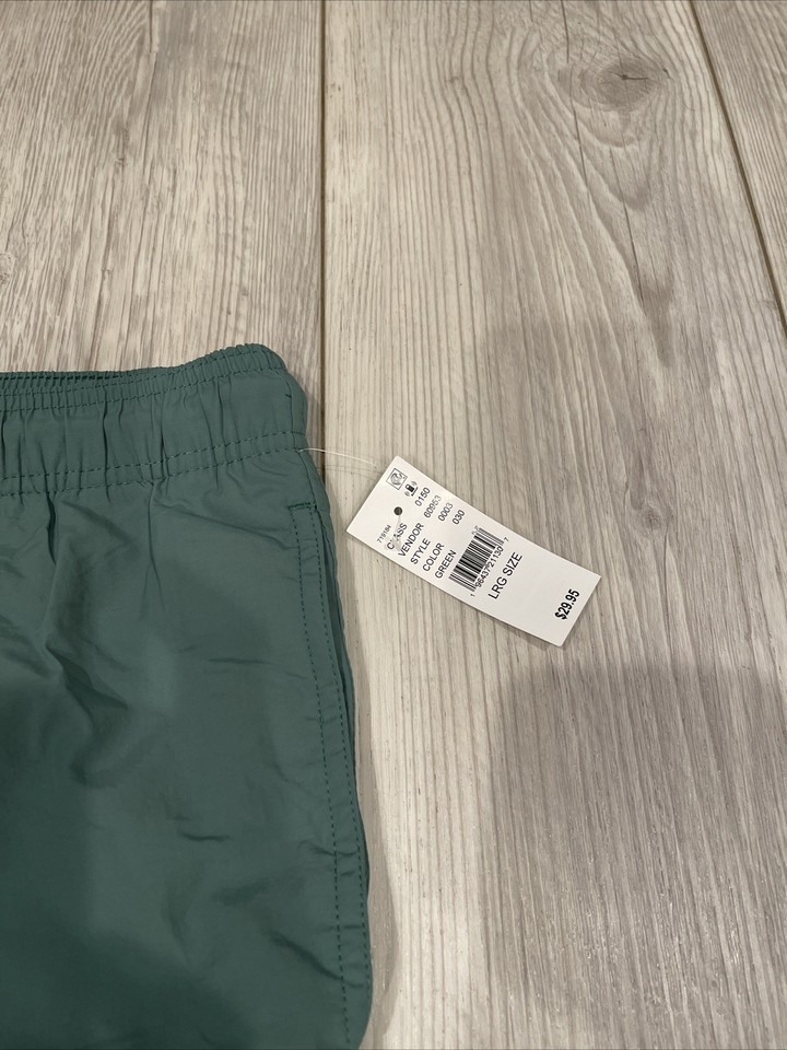 PacSun Green Collegiate 6" Swim Trunks Green Large - FREE SHIPPING | eBay