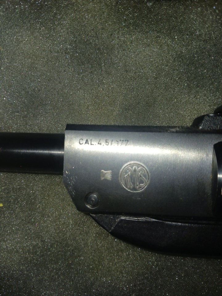 RWS Diana Model 34 .177 Cal Break Barrel Air Rifle With Carrying Case ...