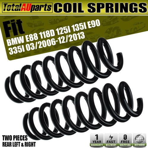 2Pcs Rear Coil Springs for BMW E88 118d 125i 135i E90 335i 2006-2013 2 ...