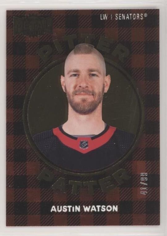 2021-22 Skybox Metal Universe Pitter Patter Gold PP-11 Austin Watson 41 ...