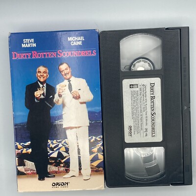 Dirty Rotten Scoundrels (1988), VHS Movie, Orion Home Video (1989), Dir ...