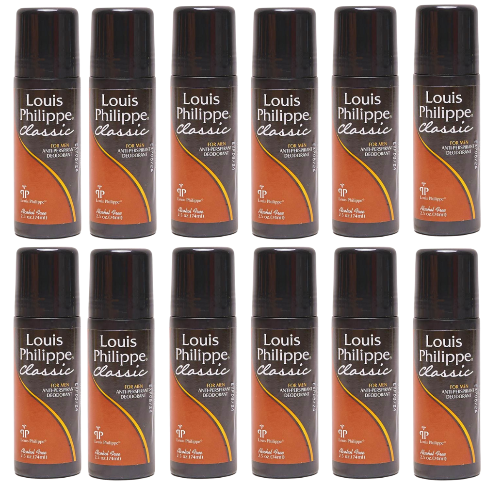 12 Louis Philippe For men Anti-perspirant Deodorant Classic 2.5 OZ NEW ...