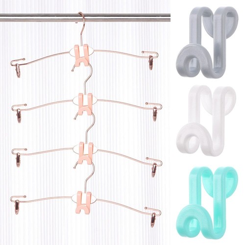 & Racks Connector Cascading Hook Mini Clothes Hanger Closet Organizer ...