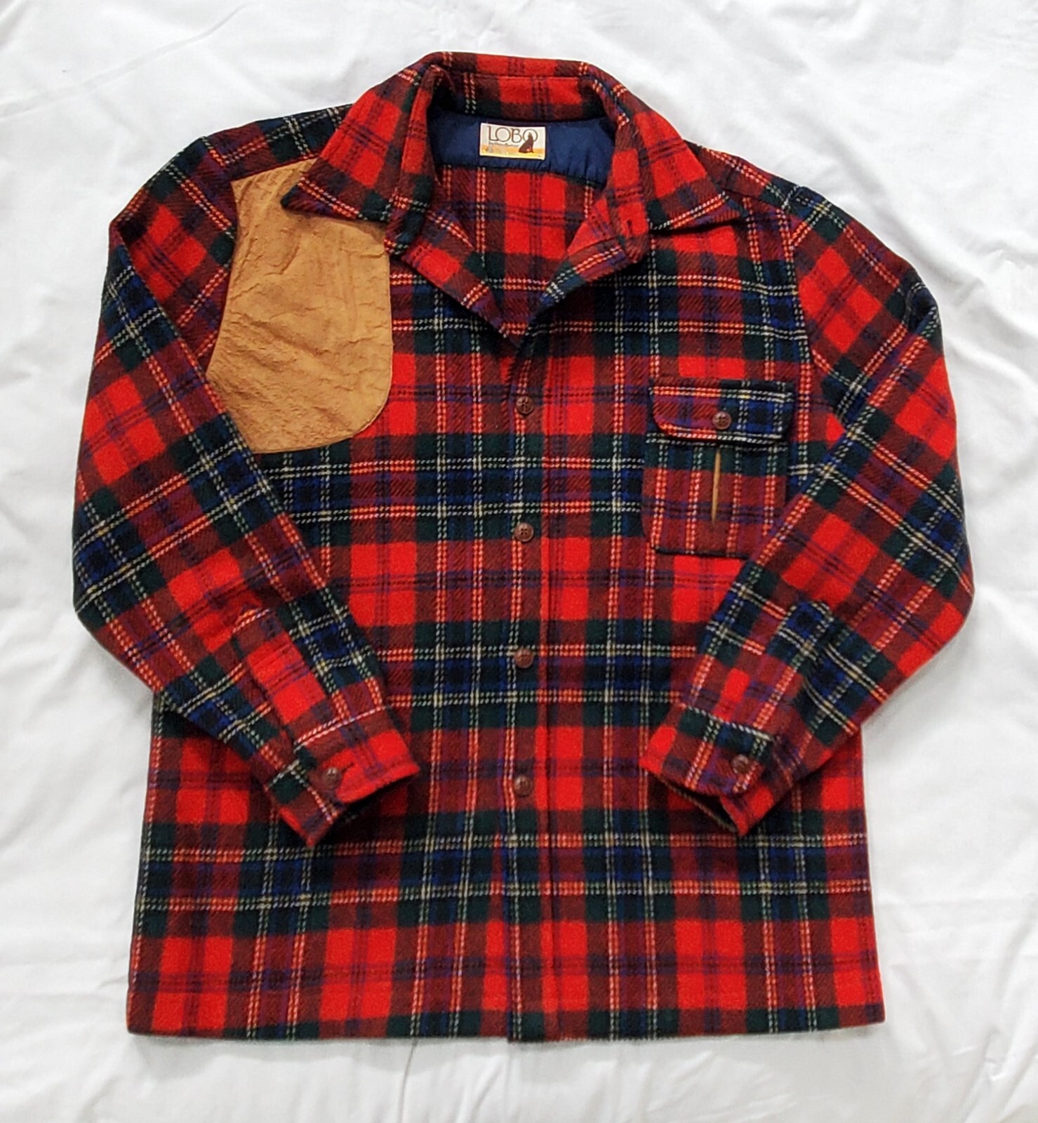 Pendleton Lobo Vintage 100% Wool Hunting Shirt Jacket… - Gem