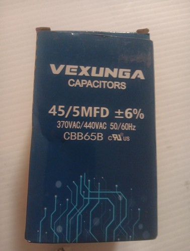 Vexunga Capacitor CBB65B 45/5 MFD +- 6% 370VAC/440 50/60 Hz | eBay