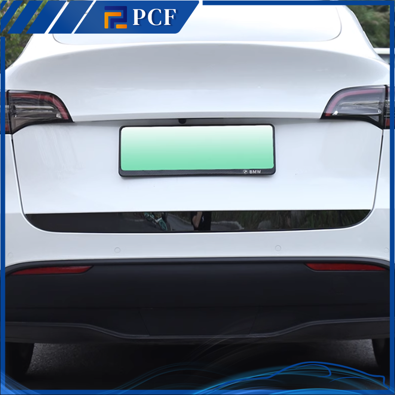 For 2020-2024 22 Tesla Model Y stainless black Rear Trunk Lid Gate Edge ...