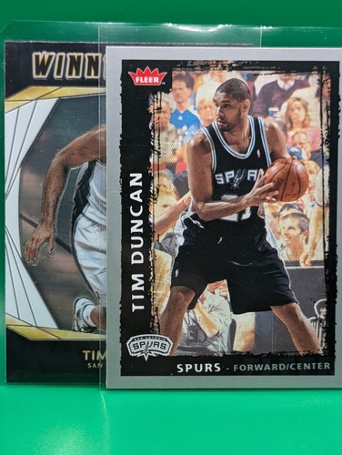 Tim Duncan W/BONUS 2020-21 Donruss Optic Winner Stays San Antonio Spurs ...