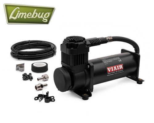 Viair 444C Stealth Black 12 Volt Air Compressor Kit (200PSI) Air Ride ...