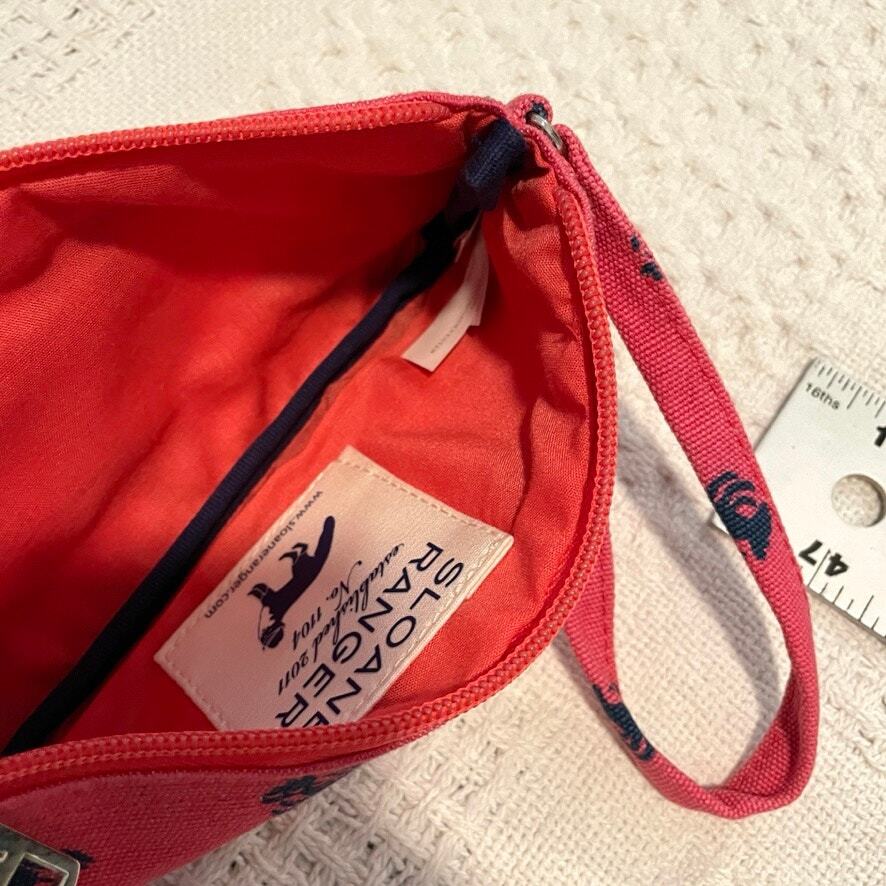 Sloane Ranger lobster print zip pouch bag wristlet wallet A1 4697 | eBay