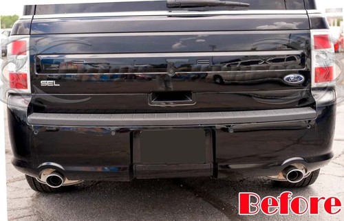 2013-2019 Ford Flex Rear Door Trunk Hatch Accent Trim Stainless 2 1/4 ...