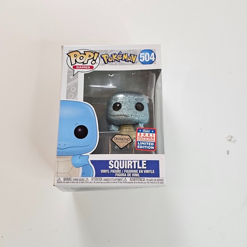 Squirtle Diamond FUNKON 2021 SDCC Funko POP! GameStop Exclusive Pokémon ...