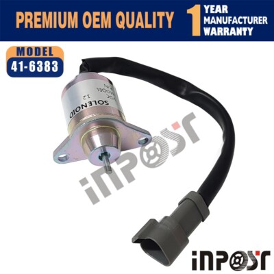 Fuel Solenoid Stop Shutdown For Thermo King 42-100 41-9100 41-6383 ...