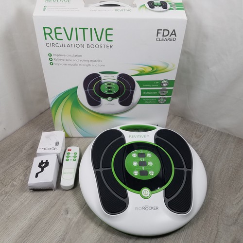 Revitive Circulation Booster Iso Rocker w/ Remote Power Cord Patches | eBay