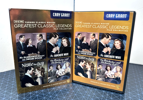 Cary Grant TCM Greatest Classic Legends (4-Disc DVD, w/4 Movies) w/Slip ...