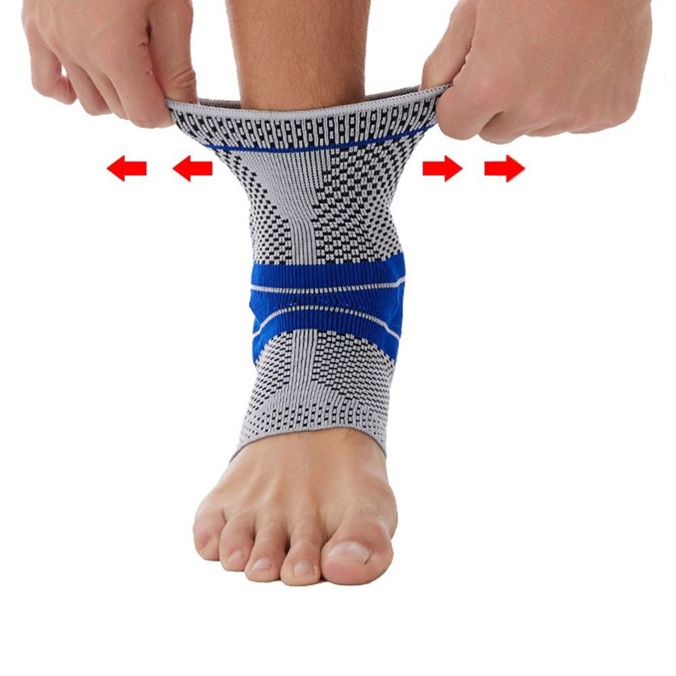 Lightweight Ankle Support Sleeve Knitted Ankle Stabilizer Gym | eBay UK