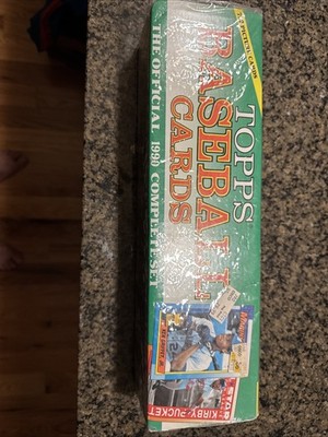 1990 Topps Baseball MLB Complete Factory Sealed Set 792 Cards - Griffey ...