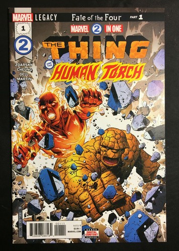 MARVEL TWO 2 IN ONE 1 JIM CHEUNG VOL 1 THING IRON MAN NM SECRET WARS ...