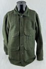 Vtg Filson 110 Forest Green Mackinaw Wool Cruiser Coat Jacket Size 48 ...