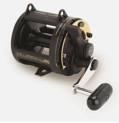 Shimano TLD 25 Lever Drag Fishing Reel Right Hand Reel Gear Ratio: 3.6 ...