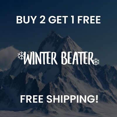 winter beater sticker decal motorcycle truck car helmet bumper window ...