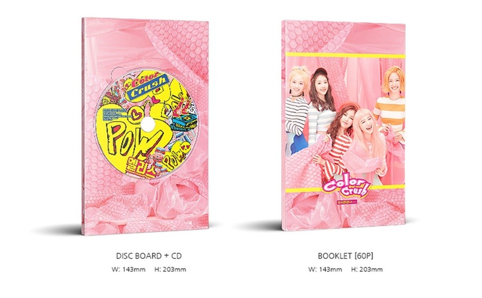 K-POP ELRIS 2nd Mini Album Color Crush CD+Booklet+Photocard+Postcard ...