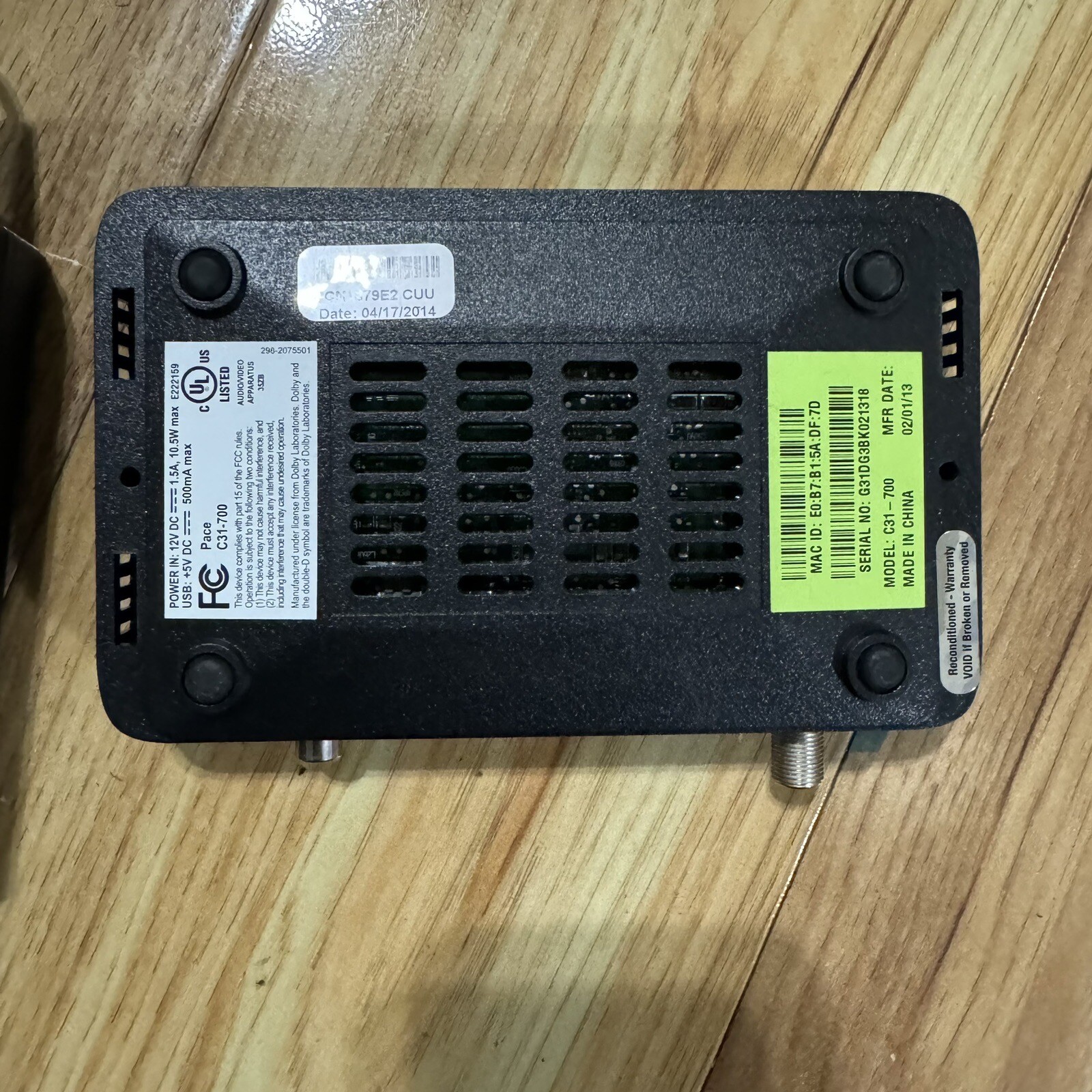 Directv Mini Genie HD Receiver Model C31-700 w/ power cable | eBay