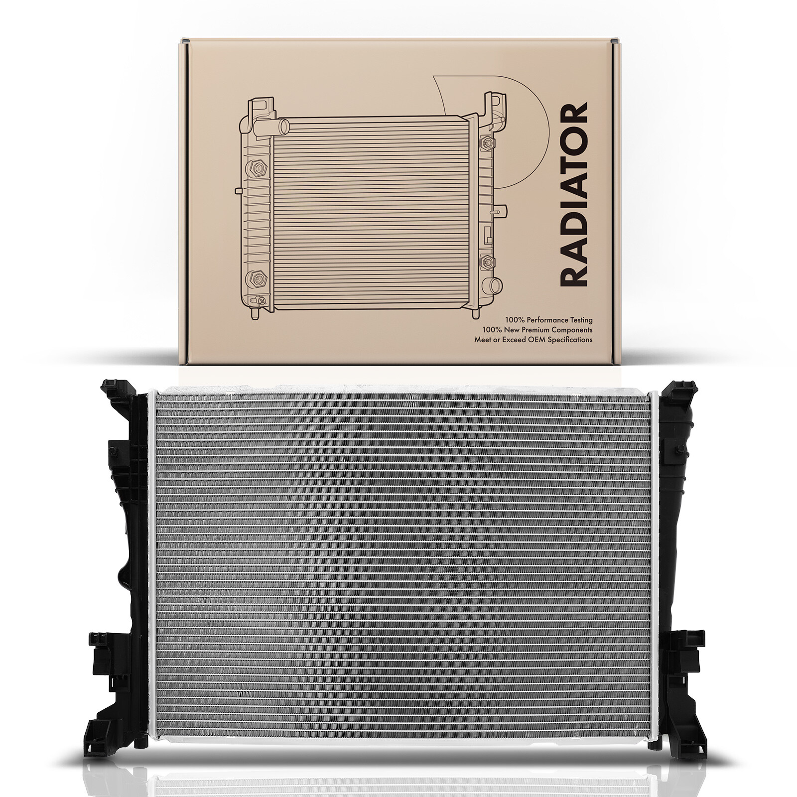 Radiator w/o Oil Cooler for Mercedes-Benz C63 AMG 2008-2015 E63 AMG 5 ...