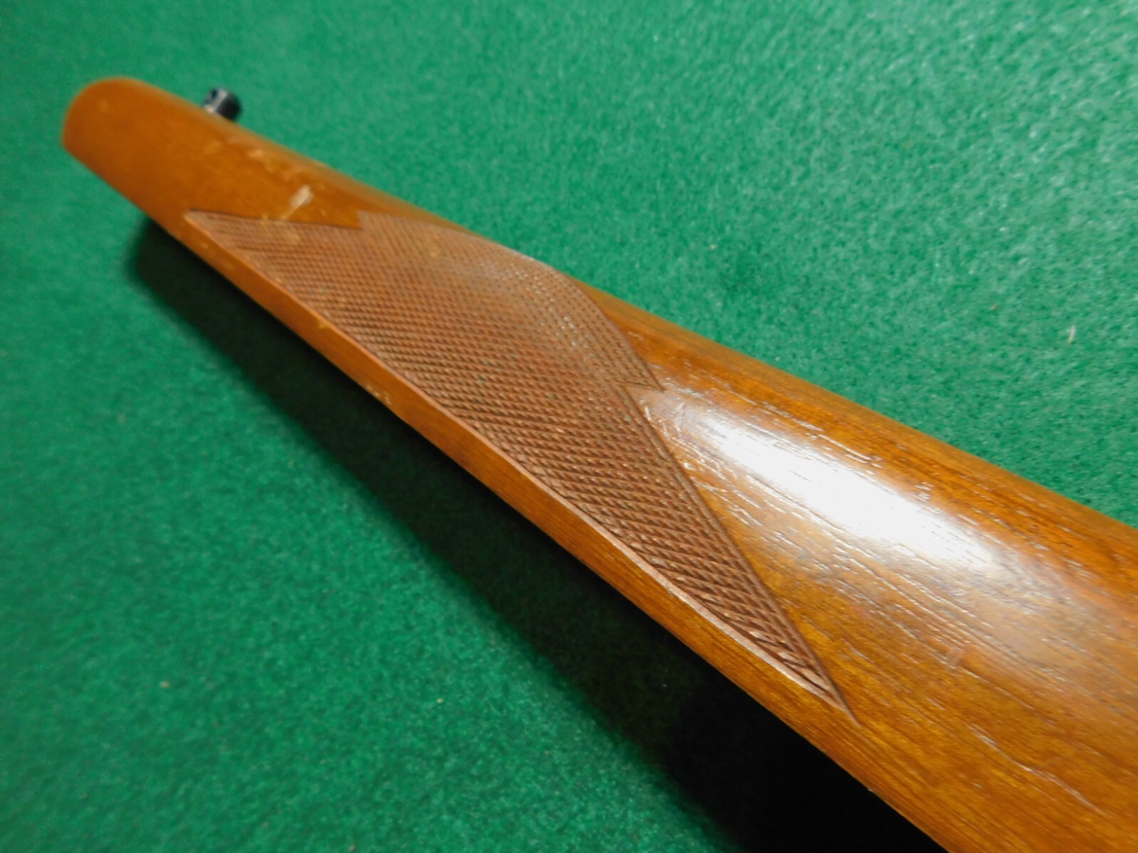 Ruger M77 Tang Safety Stock Checkered Walnut Long Action MAGNUM RH ...