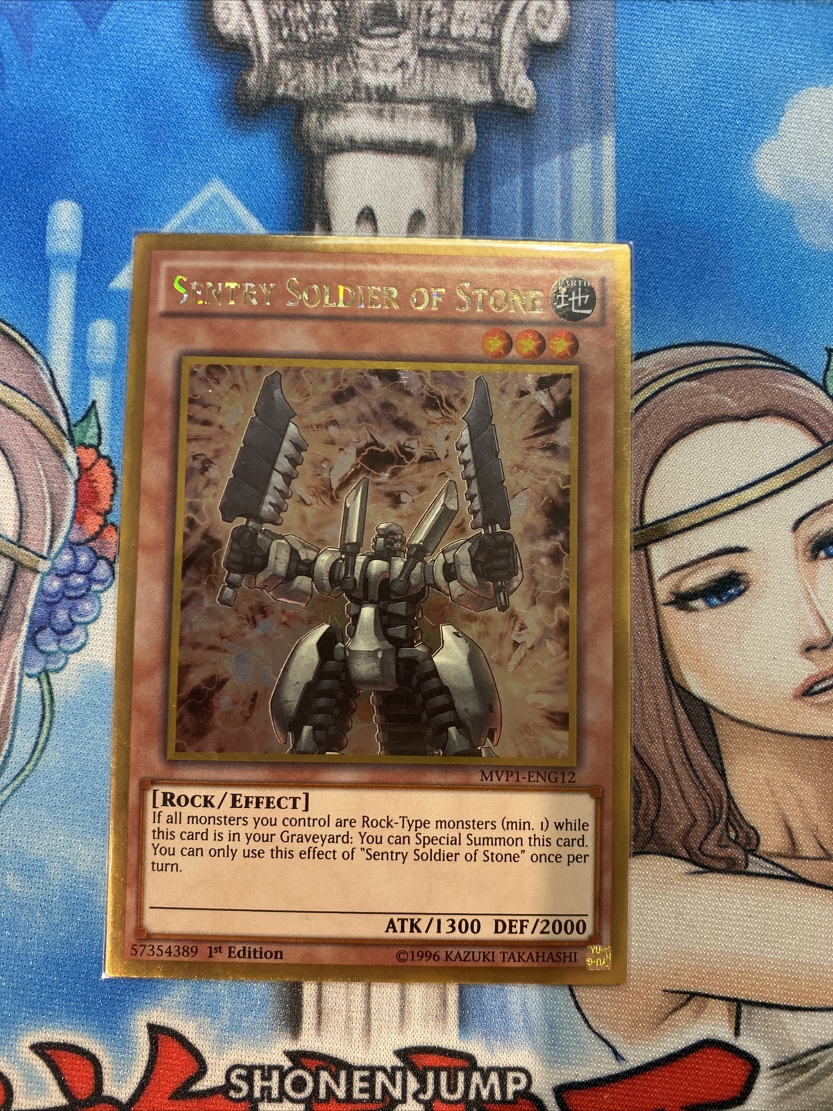 Yu-Gi-OH SENTRY SOLDIER OF STONE MVP1-ENG12-LP | eBay