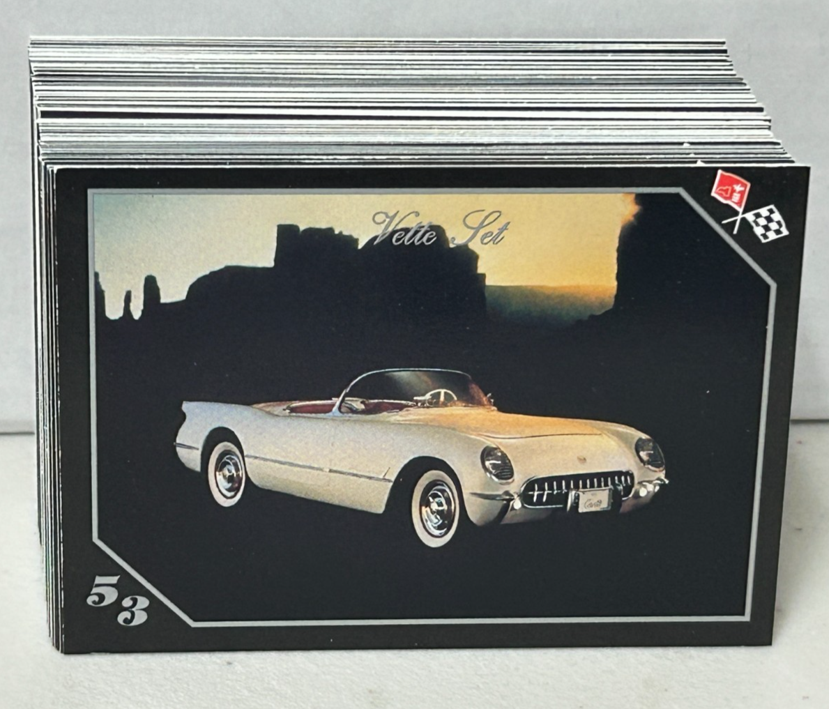 1991 Collect-A-Card Vette Set - Complete Set of 100 Cards Corvette | eBay