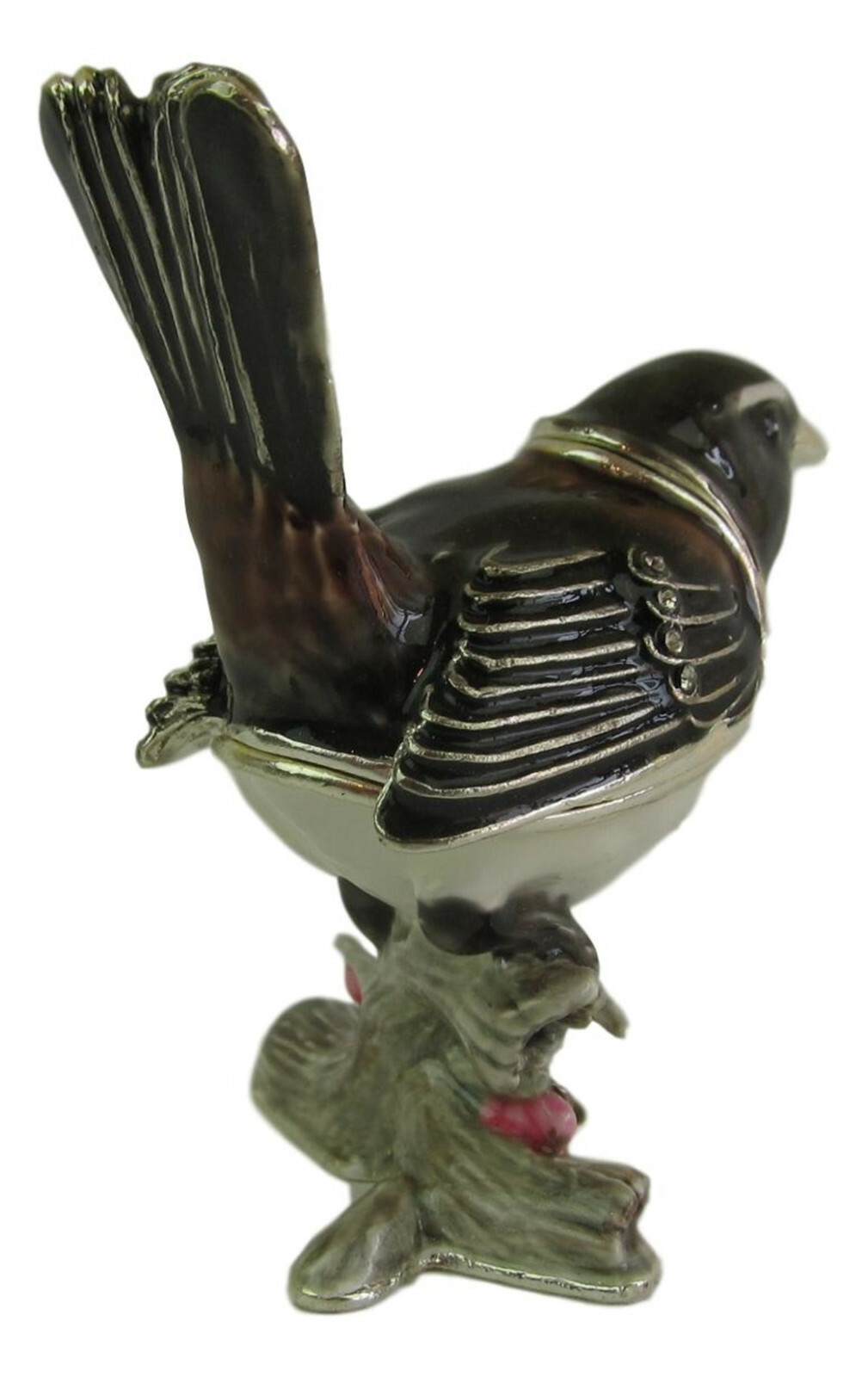Willy Wagtail Jewelled Bird Trinket Box or Figurine | eBay Australia