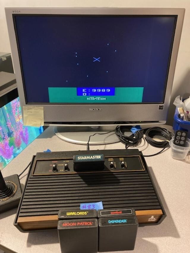 #83 - Atari 2600A (Tested 4 - Switch) Sunnyvale, Cal. w/ Joys, Paddles ...