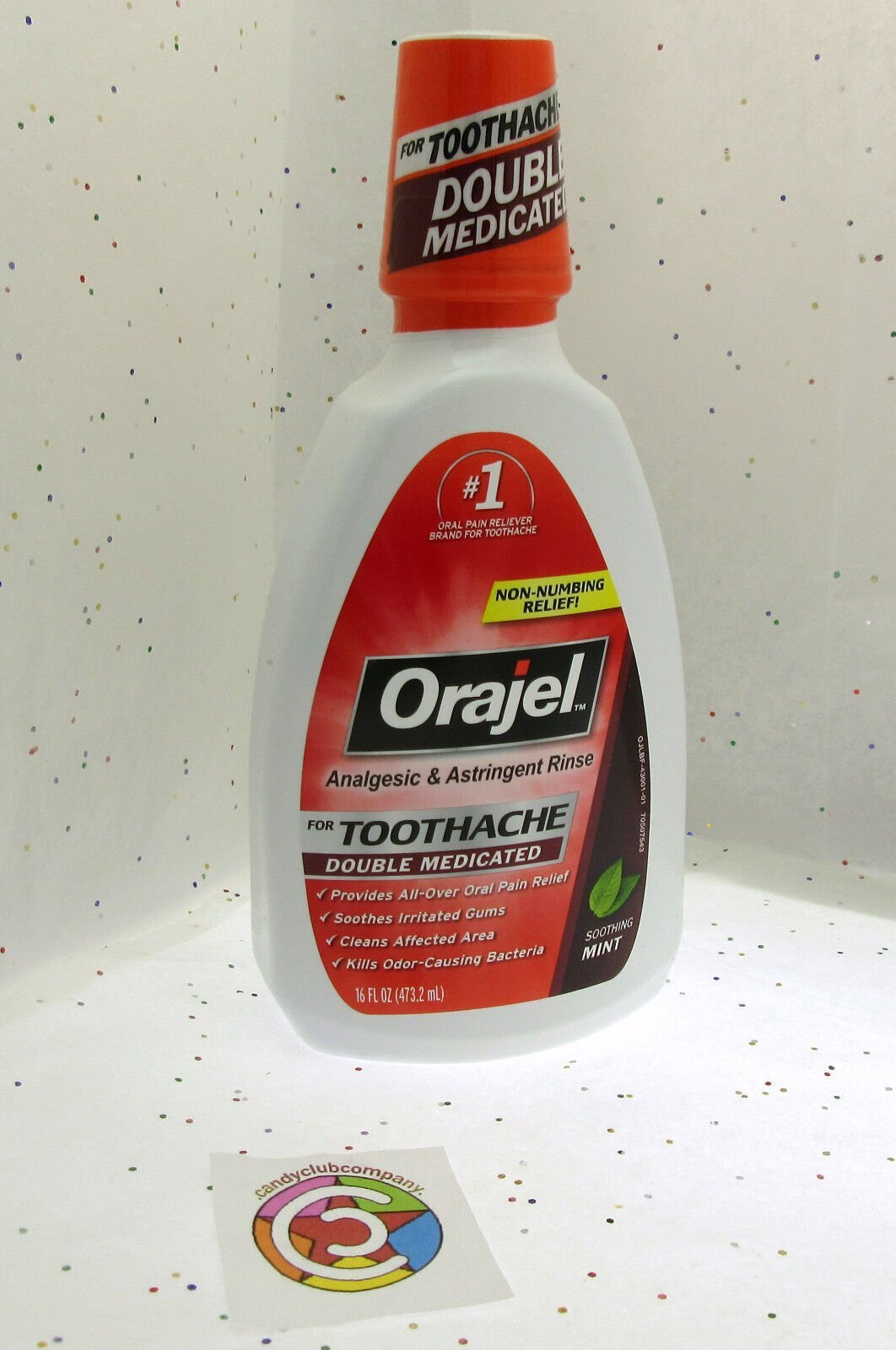 Orajel Toothache Rinse ~ Non Numbing Relief ~ Soothing Mint ~ 16oz | eBay