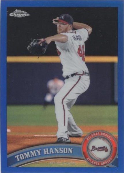 2011 Topps Chrome - Blue Refractor #155 Tommy Hanson /99 for sale ...