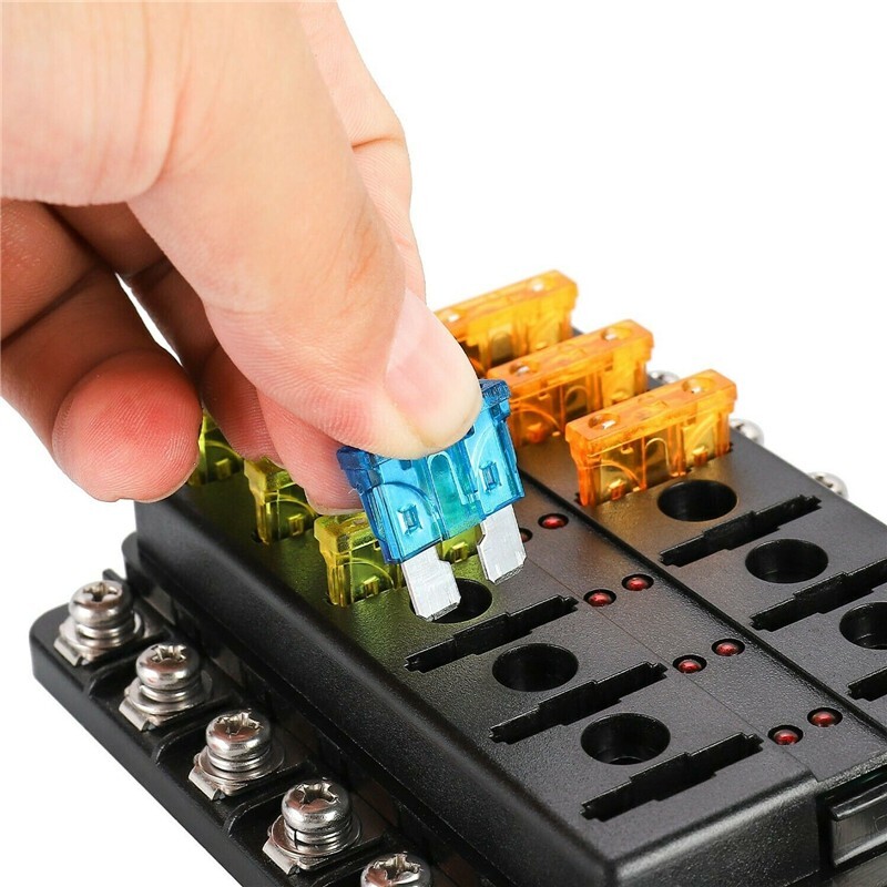300pcs Automotive Fuse Assortment Kit Set Car Truck Motorcycle Fuses US ...
