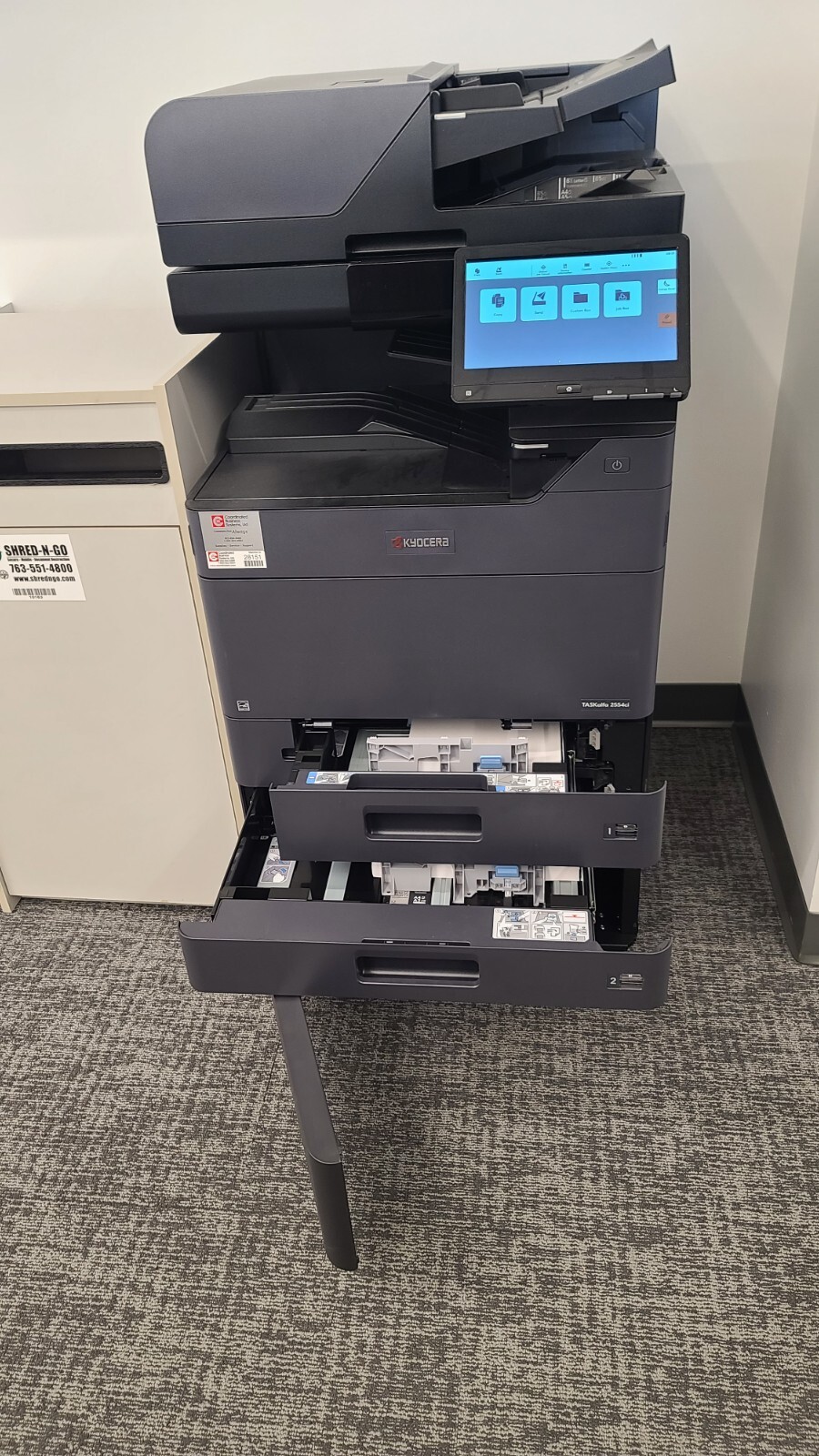 Kyocera TASKalfa 2554ci Task alpha laser printer copier scanner MFP TA ...