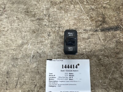 Freightliner Cruise Control Rocker Switch A06-30769-012 From 2023 M2 ...