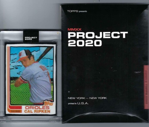 Topps Project 2020 Card #322 Cal Ripken Jr. By Joshua Vides PR SP 1,846 ...