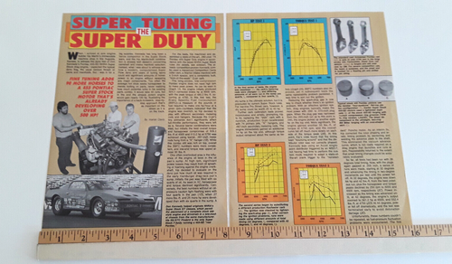 PONTIAC SD 455 SUPER DUTY ENGINE ORIGINAL 1989 ARTICLE | eBay