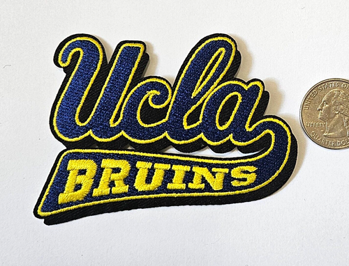 UCLA BRUINS 3.5 X 2.5" Iron or Sew On Embroidered Patch FREE SHIP | eBay