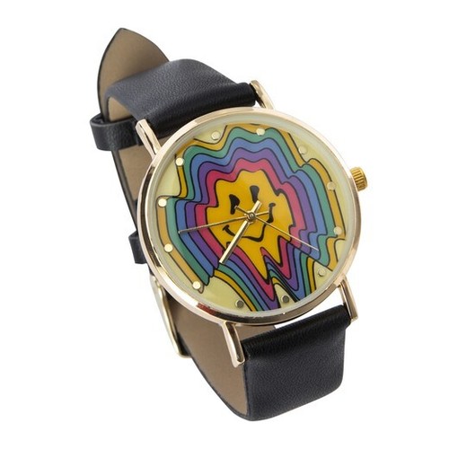 Melty, Drippy Smiley Face Watch NEW Colorful Trippy | eBay