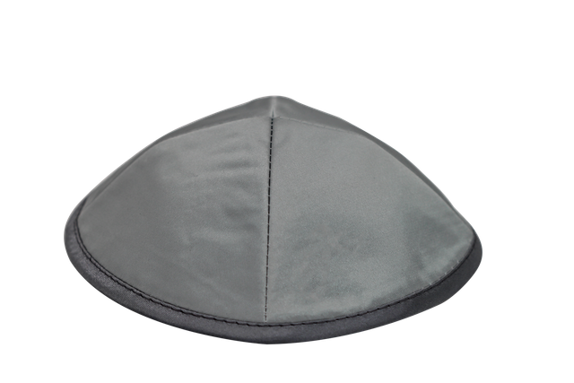Gray dome Satin Kippah Yarmulke Traditional Jewish Yamaka Holy Head hat ...